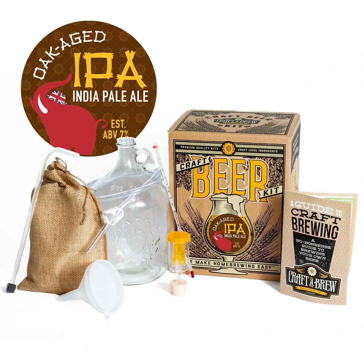 Oak Aged IPA Beer Making Kit | Craft a Brew
