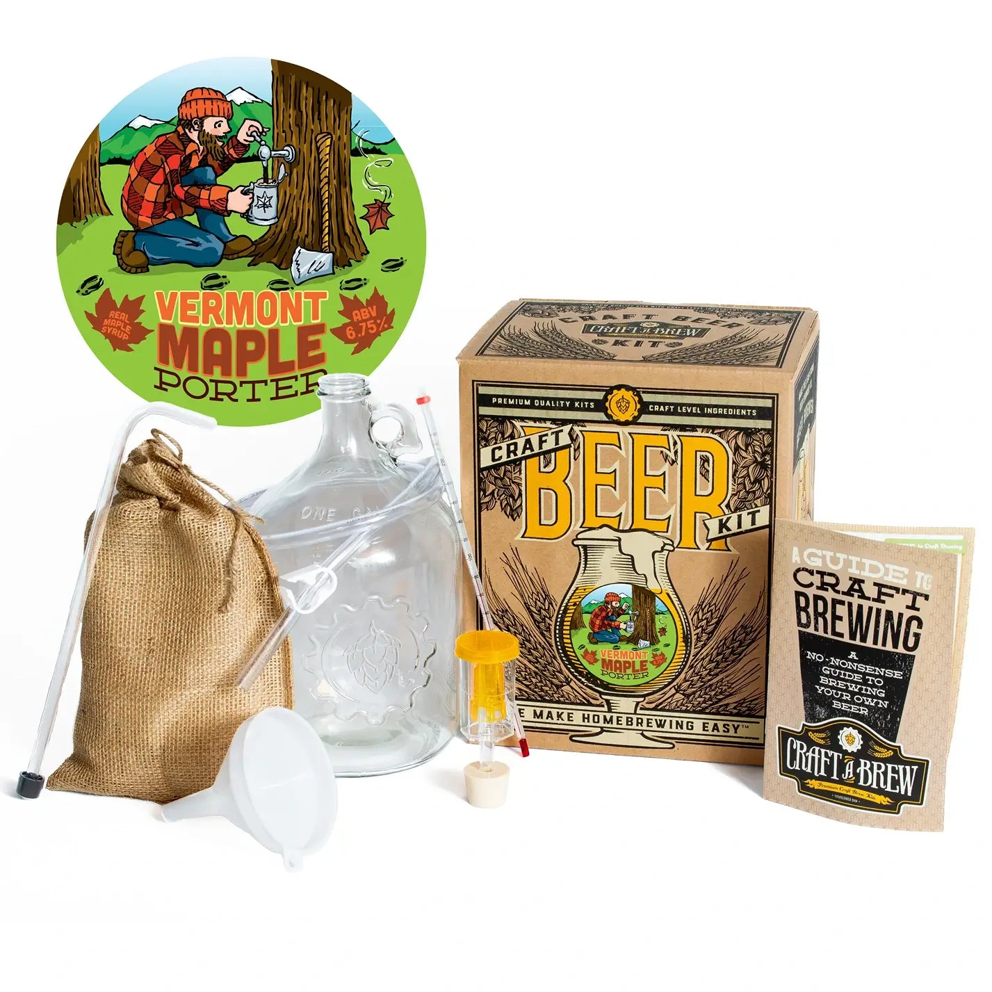 Vermont Maple Porter Beer Making Kit | Craft a Brew