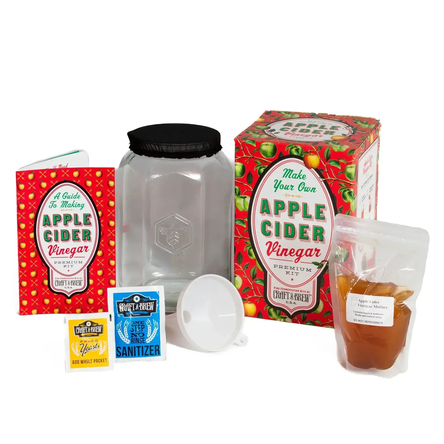 Apple Cider Vinegar Kit - Make Apple Cider Vinegar | Craft a Brew