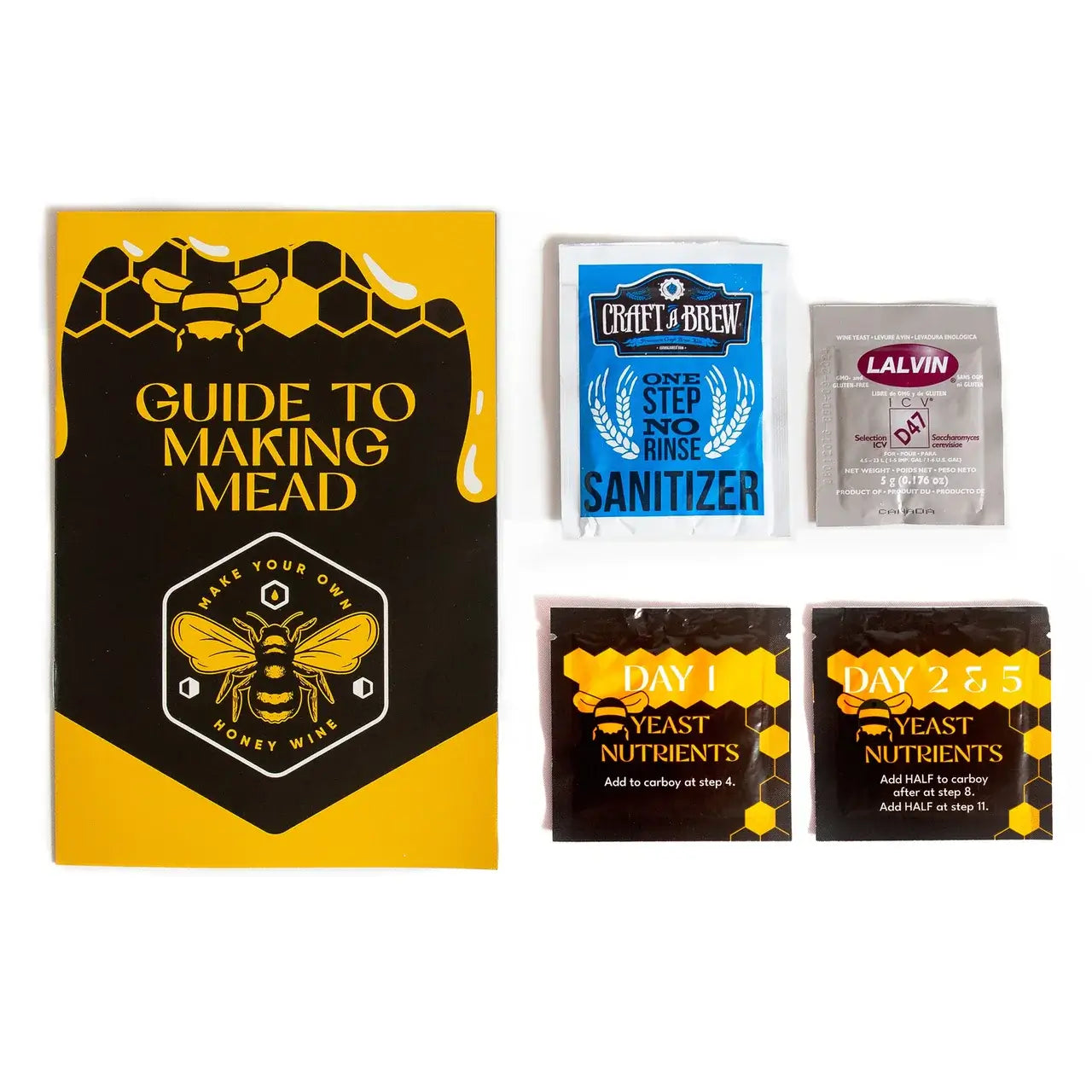 Mead Recipe Kit | 1 Gallon Honey Wine Kit