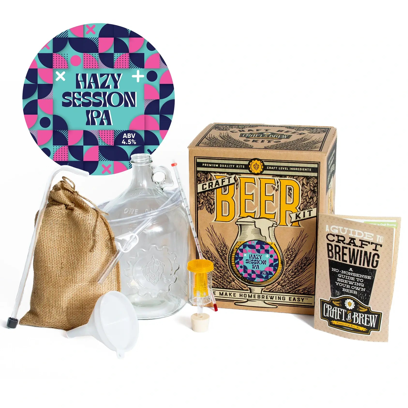 Hazy Session IPA Beer Making Kit | Juicy, Low-ABV Homebrew