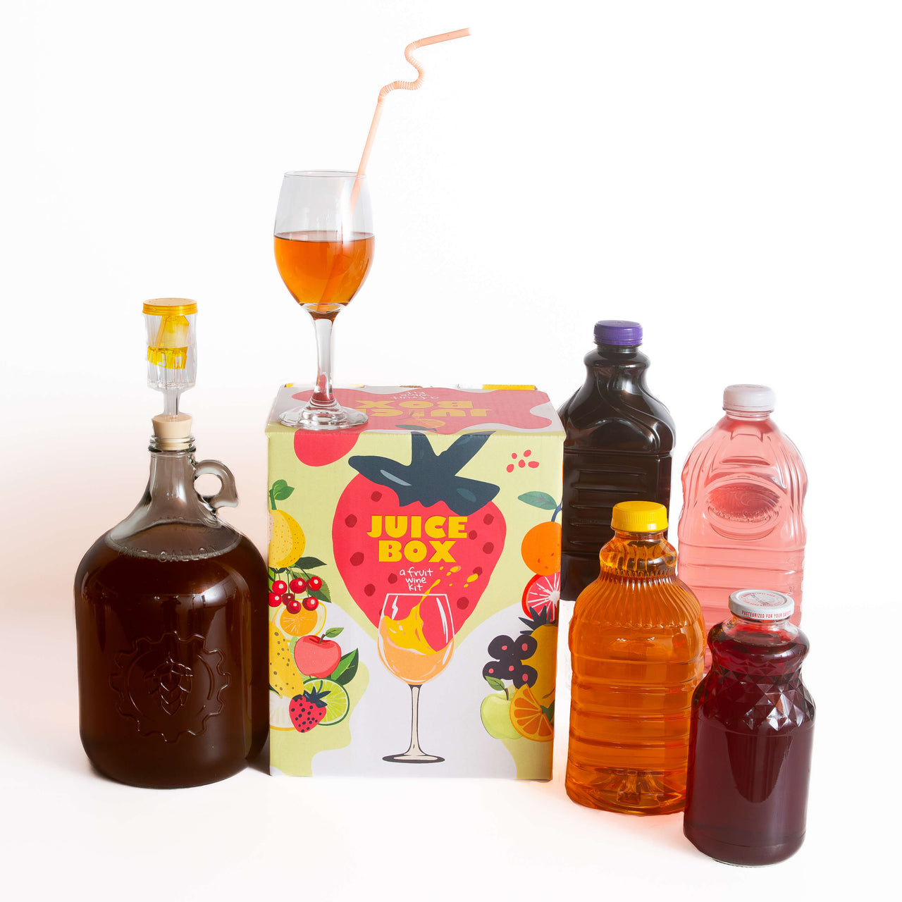 Juice Box Fruit Wine Kit | Make Fruit Wine in 2 Weeks