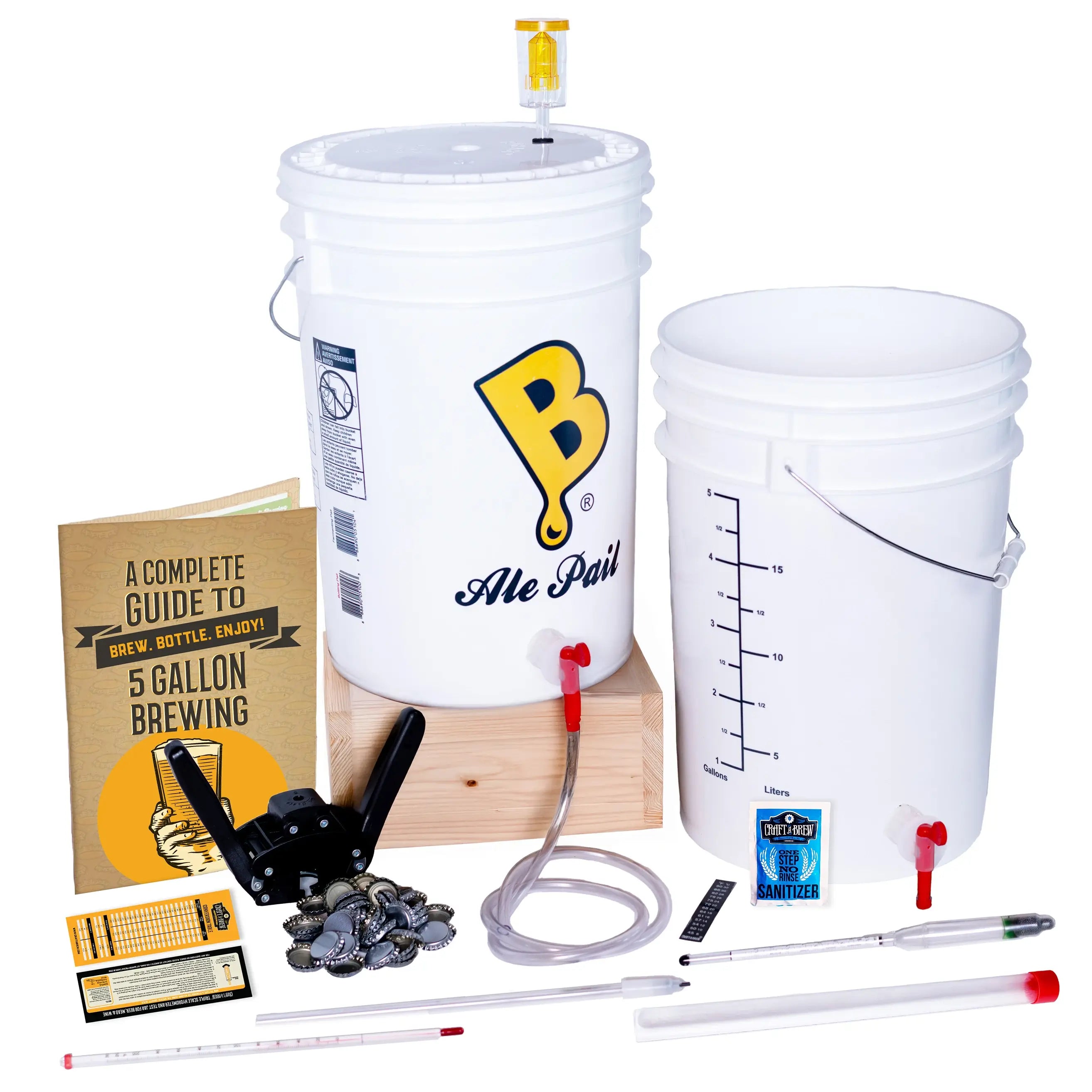 The Essential 5 Gallon Beer Brewing Kit | Craft A Brew