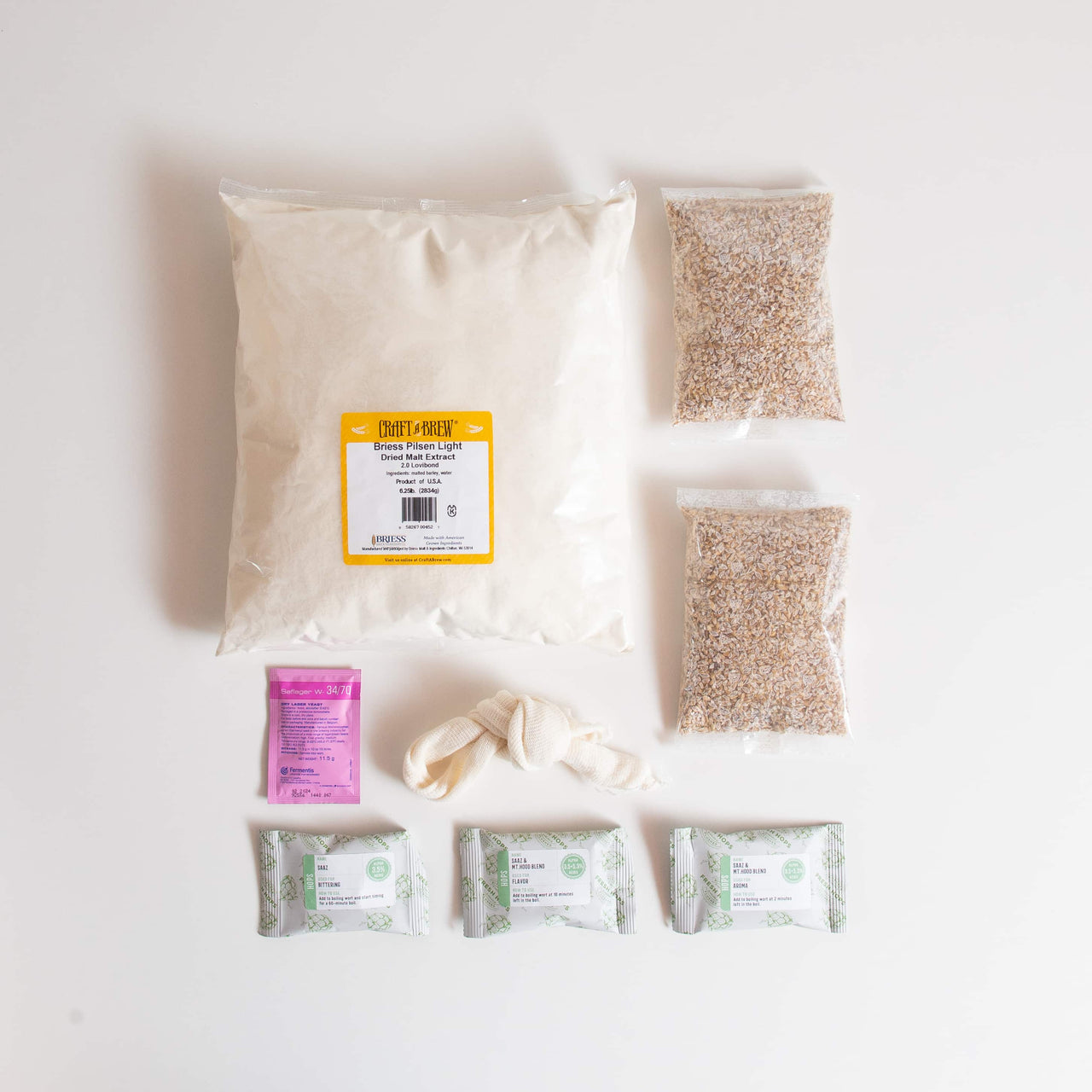 Light Craft Lager 5 Gallon Beer Recipe Kit | Craft a Brew