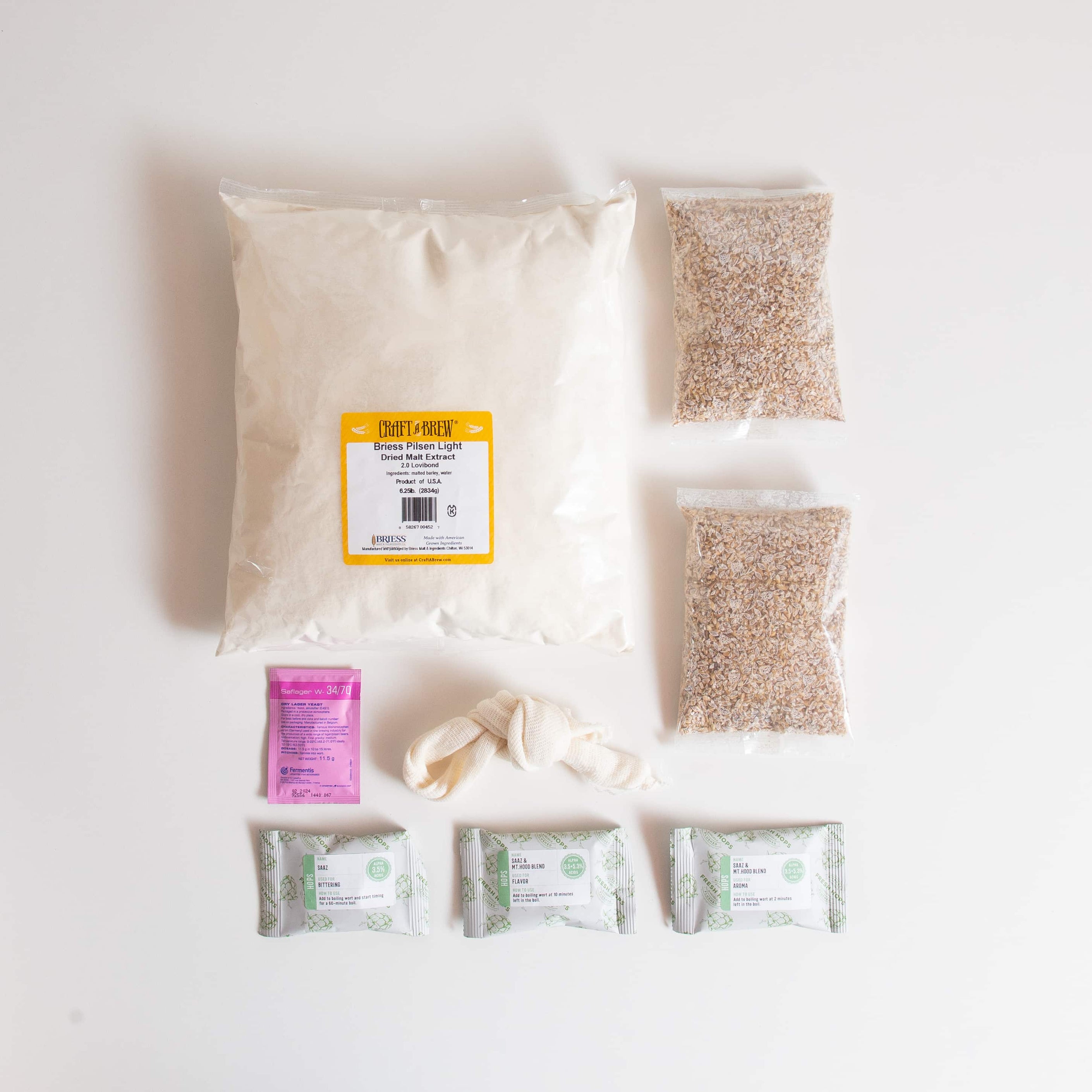 Light Craft Lager 5 Gallon Beer Recipe Kit | Craft a Brew