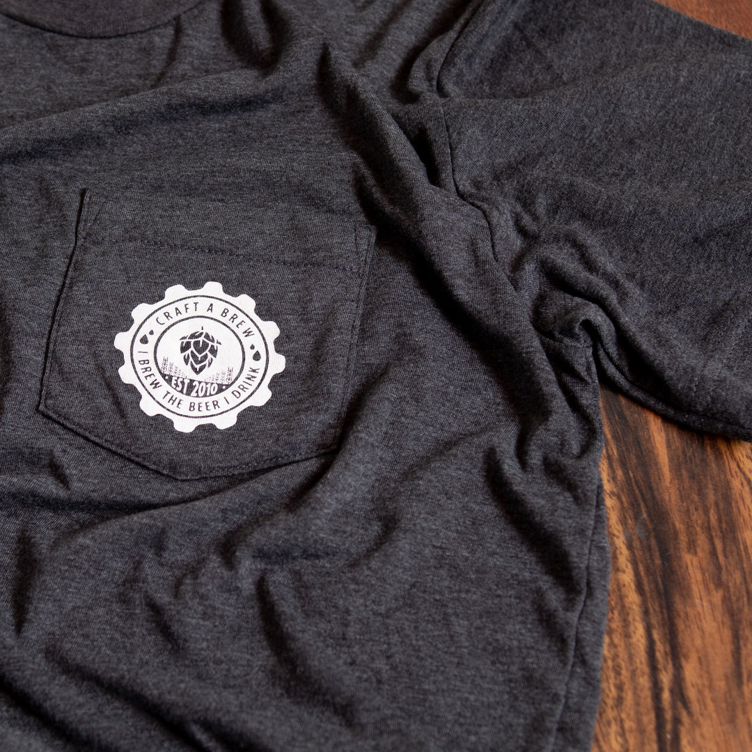 Brewing T-Shirt - Craft a Brew Pocket T-Shirt | Craft a Brew