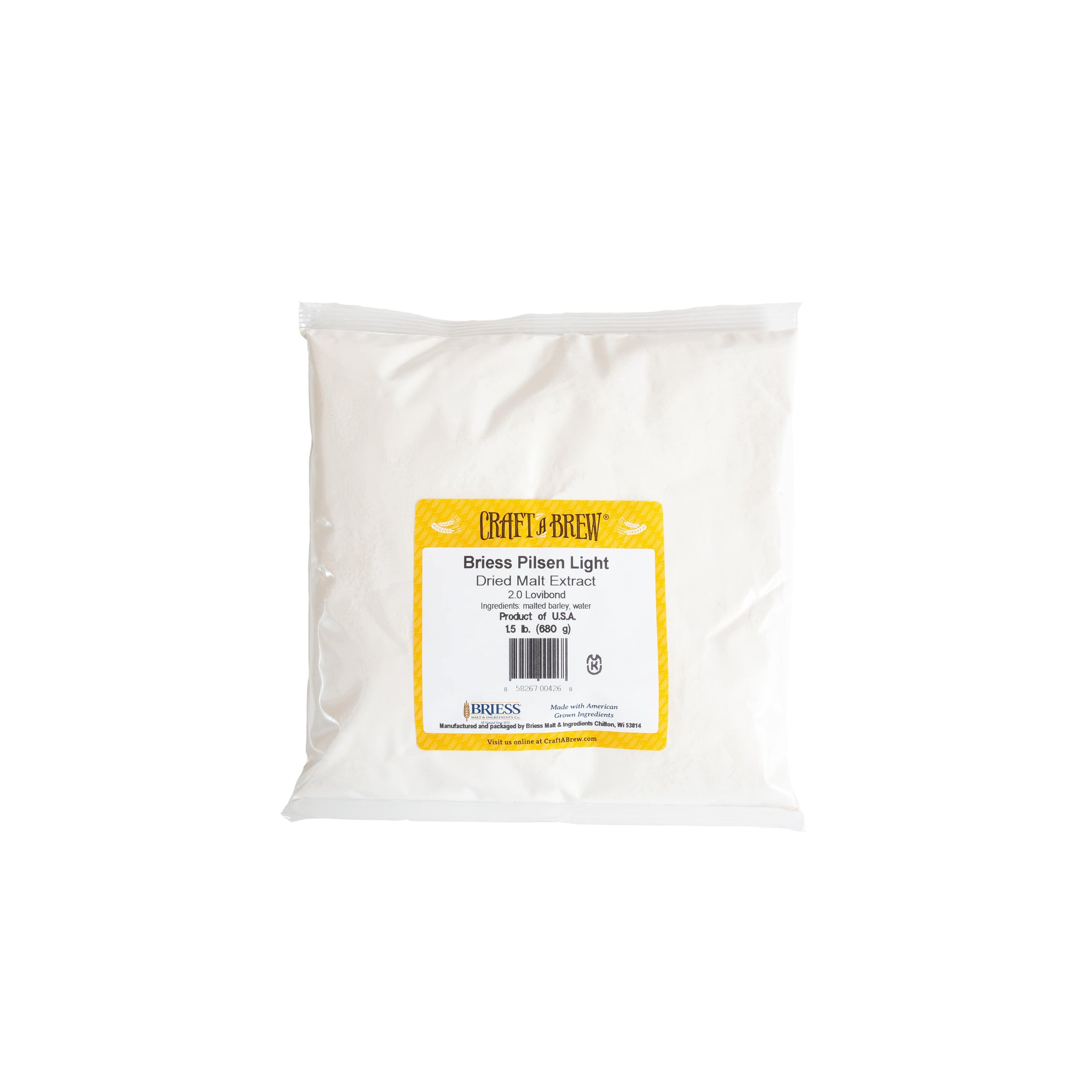 Briess Pilsen Light DME - Dry Malt Extract | Craft a Brew