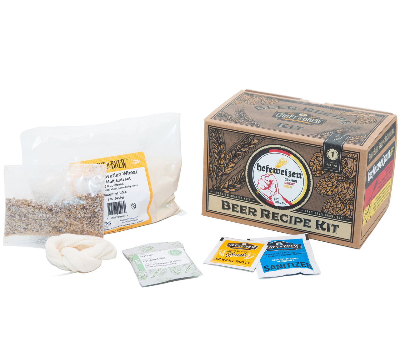Hefeweizen Beer Recipe Kit | Classic German Wheat Homebrew