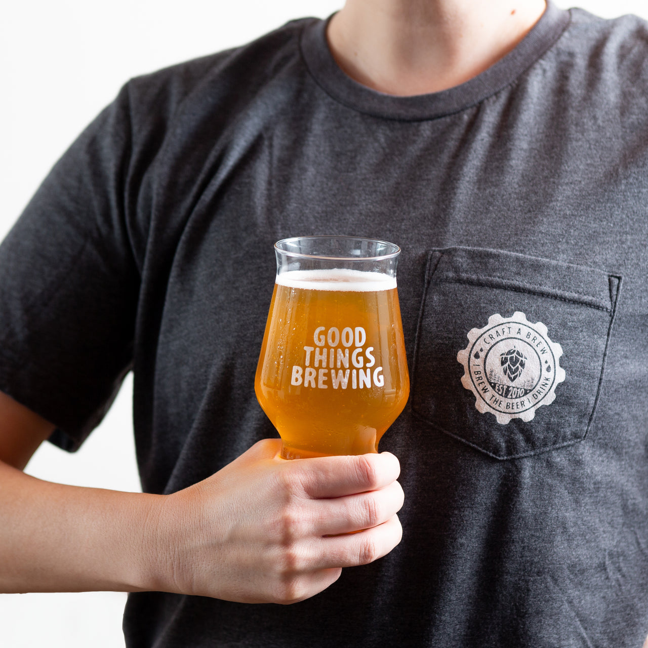 Brewing T-Shirt - Craft a Brew Pocket T-Shirt | Craft a Brew