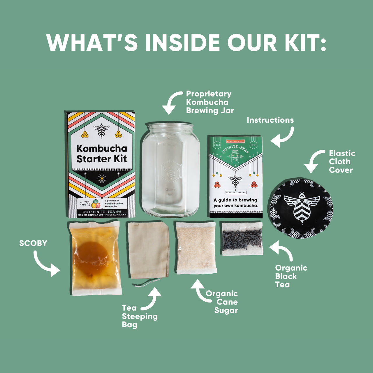 Kombucha Kit - Brew Kombucha at Home | Craft a Brew