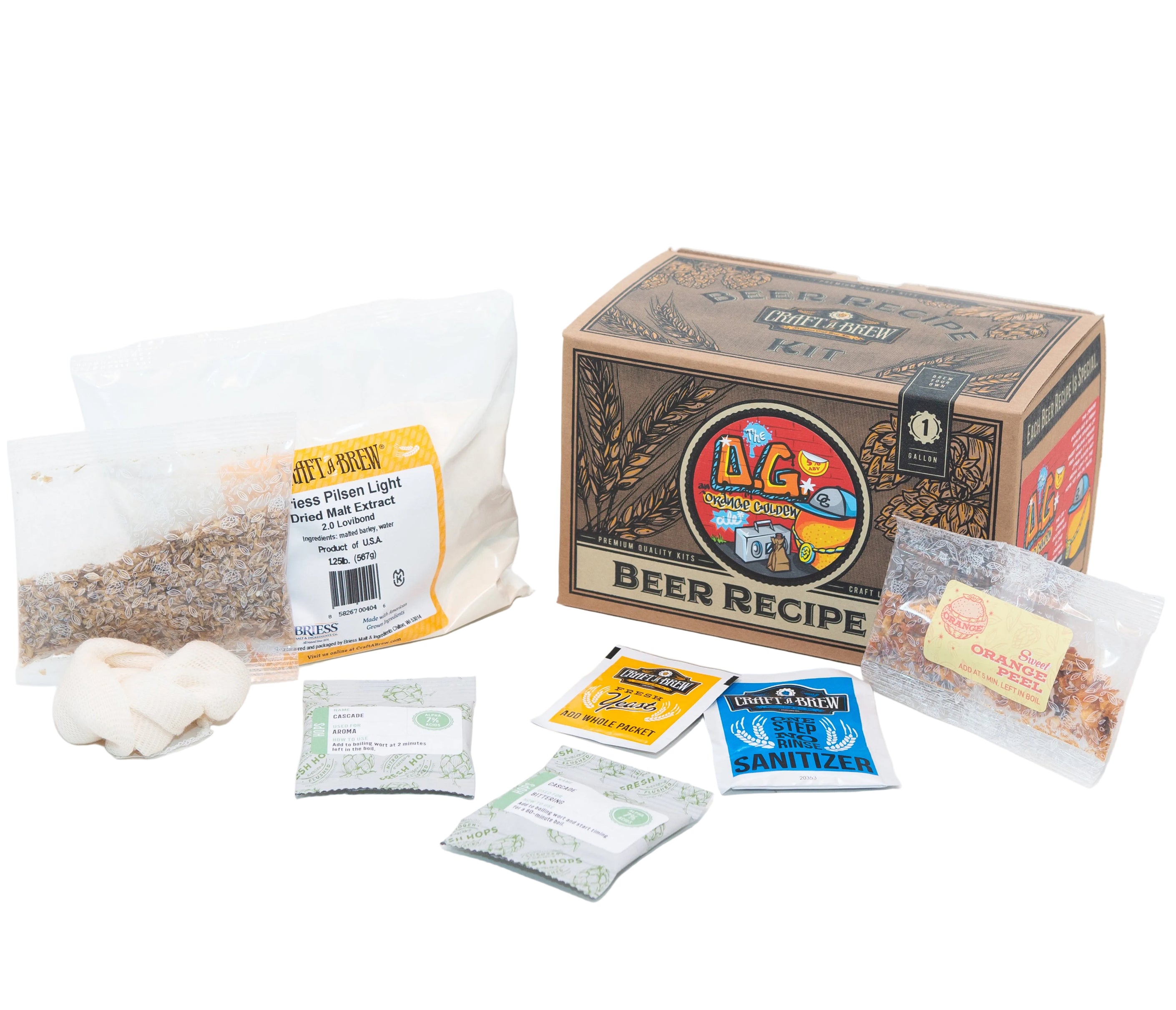 OG Orange Golden Beer Recipe Kit | Craft a Brew