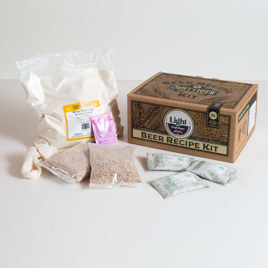 Light Craft Lager 5 Gallon Beer Recipe Kit | Crisp American Light Lager